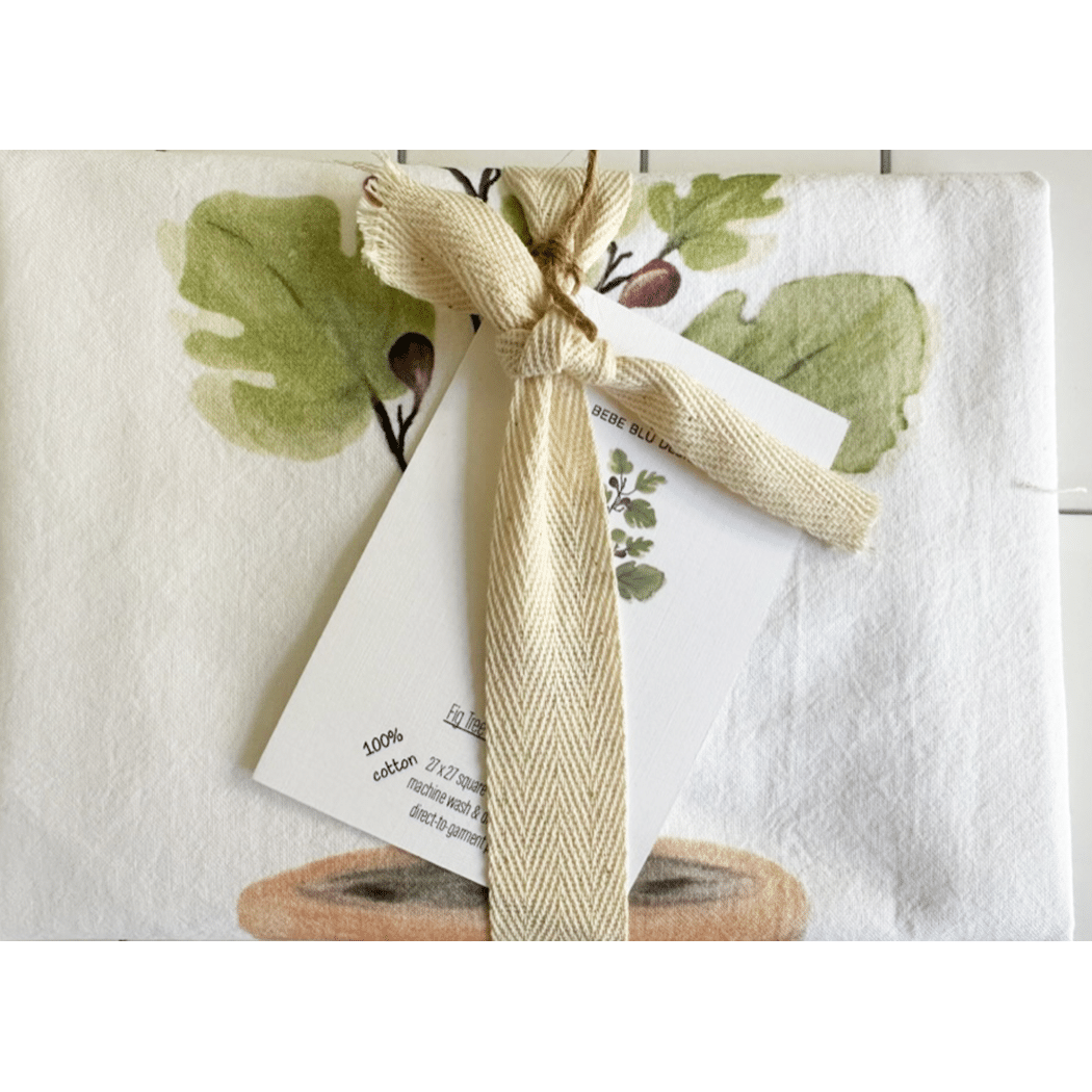 Fig Tree Flour Sack Towel - BeBeBlu Designs